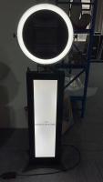 China Metal Selfie Ipad Photo Booth Shell 360 Degree With Ring Light for sale