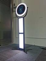 China Metal Selfie Ipad Photo Booth Shell 360 Degree With Ring Light for sale