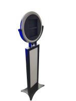 China Selfie Portable Ipad Based Photo Booth Kiosk Metal Ring Light for sale