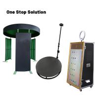 China Rotating 360 Selfie Photo Booth Stable Platform Magic Slow Motion RGB Light for sale