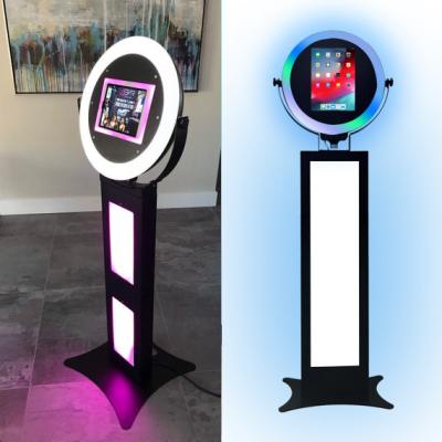 China Advertisement Portable Photo Booth Equipment LCD Screen Ipad Photography Stand for sale