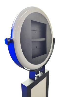 China Black And White Ipad Ring Light Photo Booth Metal Customized Logo for sale