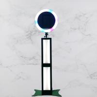 China Portable Social Media Station Photo Booth Ipad LED Light Selfie Booth For Wedding for sale