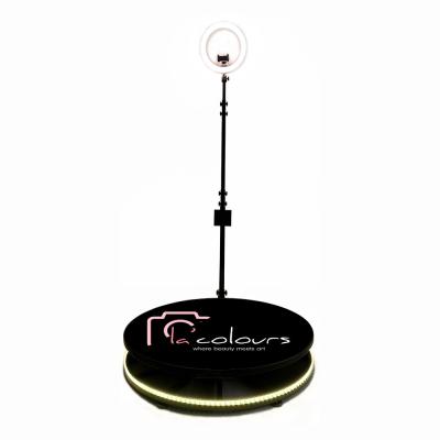 China Slow Motion 360 Degree Selfie Booth Custom Logo Rotating Camera Photo Booth for sale