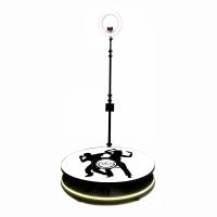 China Slow Motion 360 Degree Selfie Booth Custom Logo Rotating Camera Photo Booth for sale