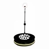 China Large Revolving 360 Camera Photo Booth Aluminium Automatic With LED Light for sale