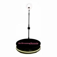 China Panoramic 360 Camera Photo Booth Automatic RGB Light For House Party for sale