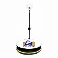 China Manual 360 Degree Camera Booth Free Logo Photo Booth With Ring Light for sale