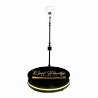 China Manual 360 Degree Camera Booth Free Logo Photo Booth With Ring Light for sale