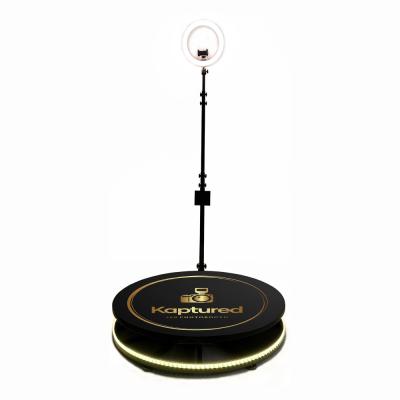 China Round Base Manual 360 Rotating Camera Platform Video Ipad Enclosure for sale