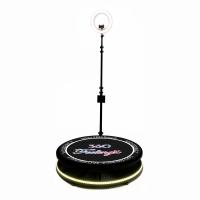China 360 Degree Slow Motion Camera Booth Manual Round Base With LED Light for sale