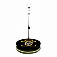 China Party Manual 360 Photo Booth Round Base Spinner Video Booth Free Logo for sale