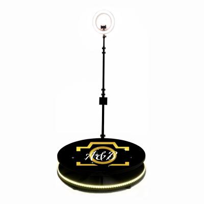 China Party Manual 360 Photo Booth Round Base Spinner Video Booth Free Logo for sale