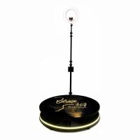 China Round 360 Automatic Photo Booth 100cm Metal Platform Remote control for sale