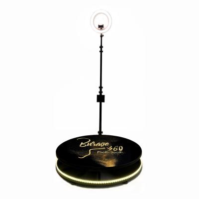China Round 360 Automatic Photo Booth 100cm Metal Platform Remote control for sale