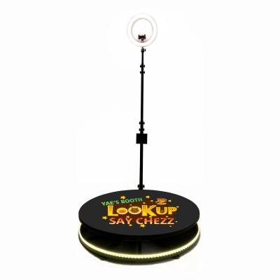 China Revolving Manual 360 Photo Booth adjustable Arm Base Customzied Logo for sale