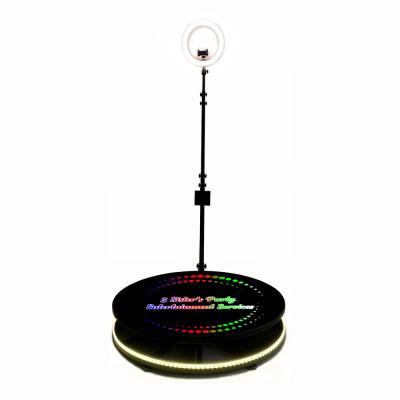 China 100cm Rotating Camera Automatic 360 Photo Booth Stretchable For 1 - 5 people for sale