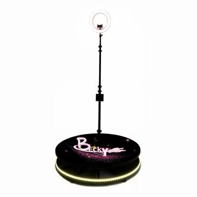 China 80cm Portable Automatic 360 Photo Booth Machine For 2 - 3 People for sale