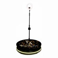 China Slow Motion Video Automatic 360 Photo Booth Metal Customized Logo For Party for sale