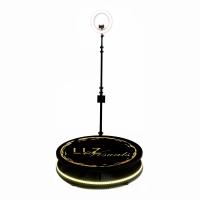 China Slow Spinning Live Manual 360 Photo Booth Portable adjustable Angle for sale