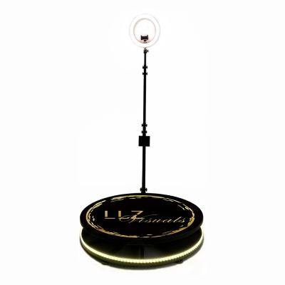 China Slow Spinning Live Manual 360 Photo Booth Portable adjustable Angle for sale