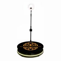 China Slow Spinning Live Manual 360 Photo Booth Portable adjustable Angle for sale