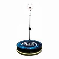 China Metal Manual 360 Photo Booth 100cm Revolve 360 Video Booth For 1 - 7 people for sale