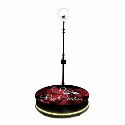 China LED Manual 360 Photo Booth 4 People Rotating Camera Booth For events for sale