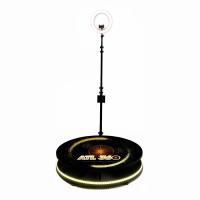 China Round 360 Automatic Photo Booth 100cm Metal Platform Remote control for sale