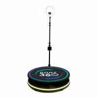China LED Light Automatic 360 Photo Booth Customized Logo For Rent for sale