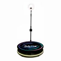China LED Light Automatic 360 Photo Booth Customized Logo For Rent for sale