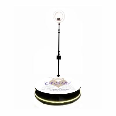 China Automatic 360 Degree Camera Photo Booth Tempered Glass Remote control for sale