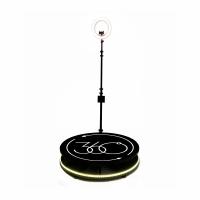 China LED light Automatic 360 Photo Booth Portable Spinning Camera For Parties for sale
