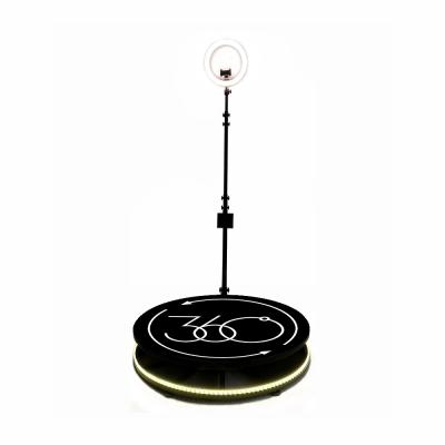 China LED light Automatic 360 Photo Booth Portable Spinning Camera For Parties for sale