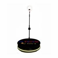 China LED 360 Photo Booth Machine Automatic Spinning Platform With Right Light for sale