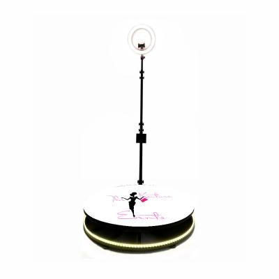 China Remote Control 360 Photo Booth Machine Auto Rotating Camera Booth for sale