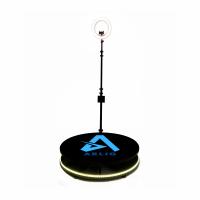 China 360 Portable Photo Booth Kiosk Props Round Base Custom Logo for sale