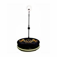 China Rotating Selfie 360 Spin Photo Booth Round Base Custom Logo For Social Media for sale