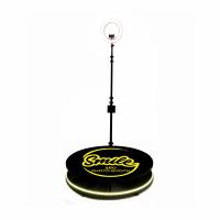 China Party Cam 360 Photobooth Machine Automatic Round Base For Wedding for sale