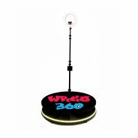 China Remote Control Ipad Selfie Ring Light Photo Booth 360 Degree Stand Automatic for sale