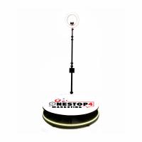 China Selfie 360 Video Booth Platform Rotating Stand For Wedding Parties for sale