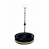 China Colored Lights 360 Photo Booth Machine Camera Slow Motion For Carnival Party for sale