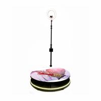 China Automatic Camera Booth 360 Selfie Photo Booth With Strip Light for sale