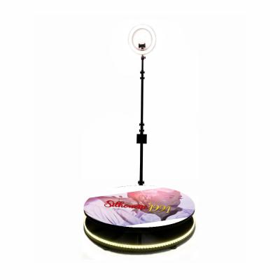 China Automatic Camera Booth 360 Selfie Photo Booth With Strip Light for sale