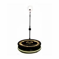 China Party Cam 360 Photobooth Machine Automatic Round Base For Wedding for sale