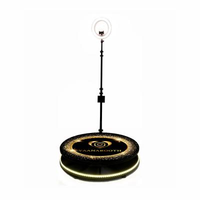 China Party Cam 360 Photobooth Machine Automatic Round Base For Wedding for sale