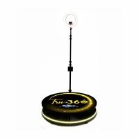 China LED 360 Ring Light Photo Booth rotating Remote control Round Base for sale
