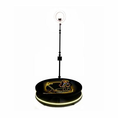 China Adjustable 360 Wedding Photo Booth Automatic Lightweight Round Base for sale