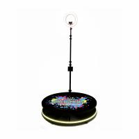 China LED Wedding 360 Photo Booth Spin Round Base For 1 - 7 People for sale