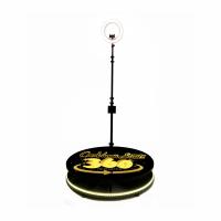 China Rotating Selfie 360 Spin Photo Booth Round Base Custom Logo For Social Media for sale
